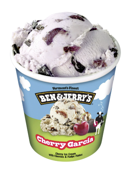 Ben & Jerry's Cherry Fudge Flakes Ice Cream Pint - Talotsing
