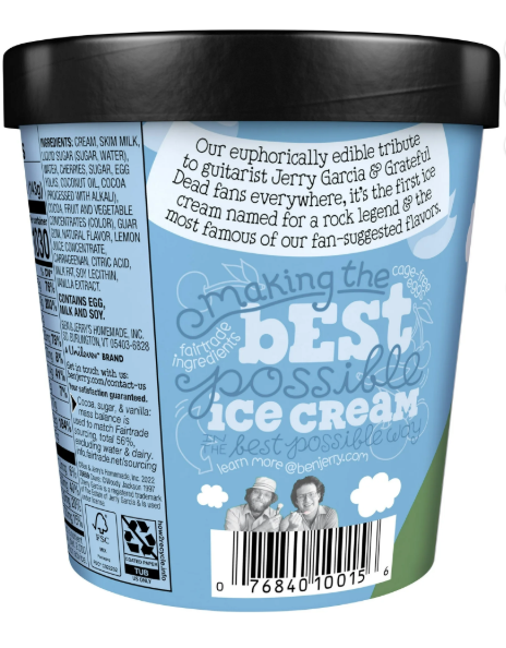 Ben & Jerry's Cherry Fudge Flakes Ice Cream Pint - Talotsing