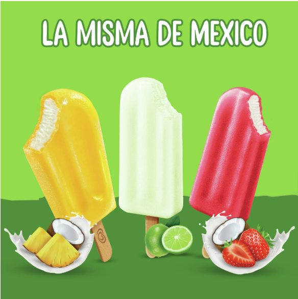 Holanda Solero Lime Fruit Ice Pops, 4 ct (Frozen) - Talotsing