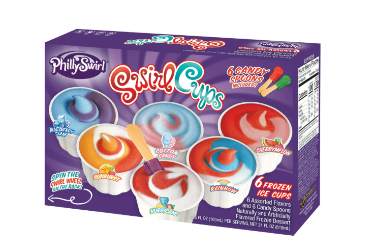 Philly Swirl Swirl Cups, Assorted Flavors, 6 ct - Talotsing