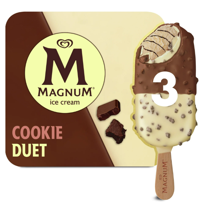 Magnum Creamy Cookie Duet Vanilla Ice Cream Bars - Talotsing
