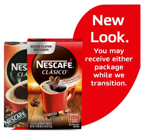 NESCAFÉ CLÁSICO, Instant Coffee Packets