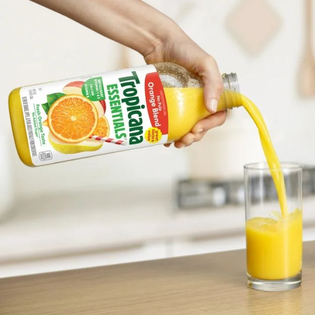 Tropicana Essentials Flavored Orange Juice Beverage Blend