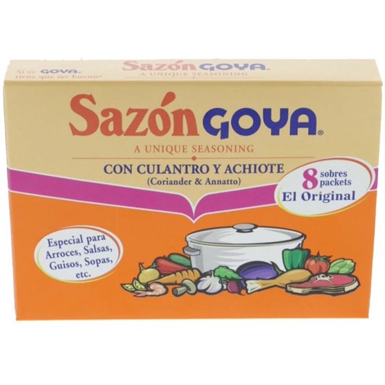 Goya Sazon Cilantro & Achiote 8ct - Talotsing