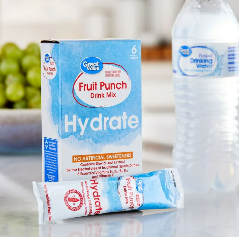 (3 pack) Great Value Fruit Punch Hydration Powdered - Talotsing